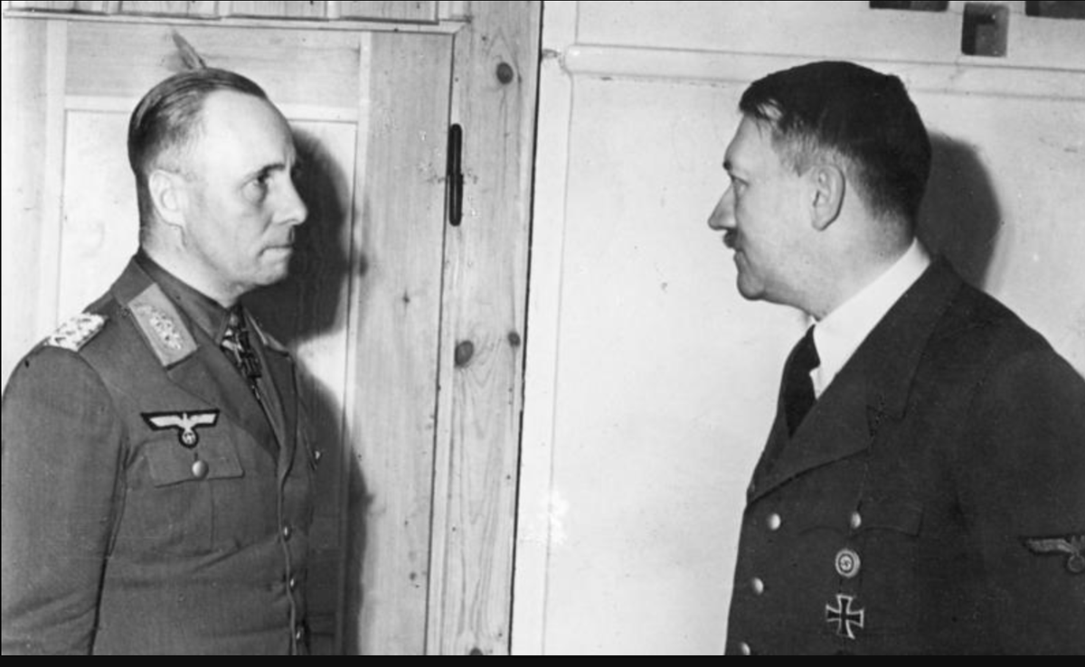 June 17, 1944. D-Day plus 11. A headquarters was built for this meeting ...