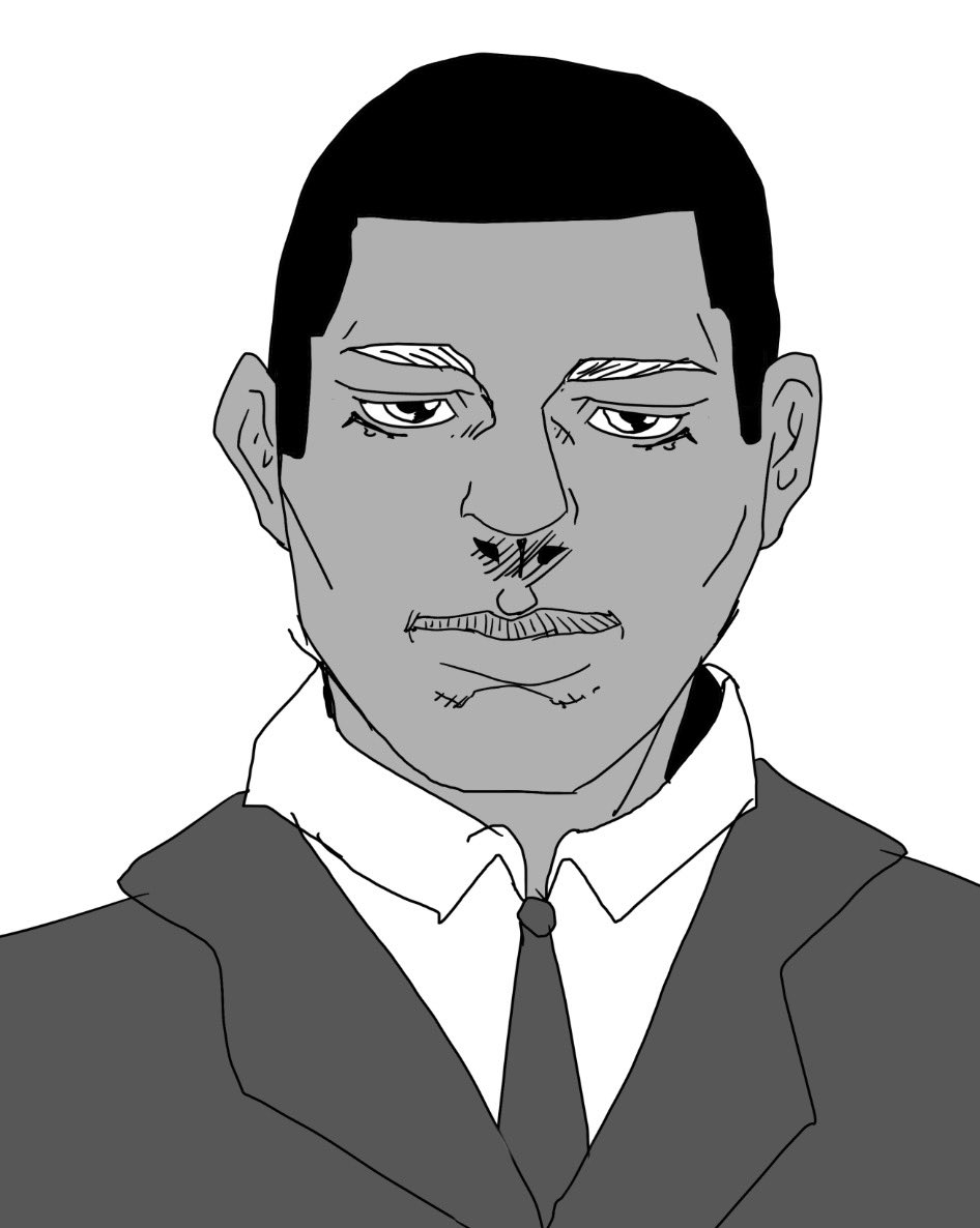 Brother you literally drew Usagi's dad!?!? 😭 Just tell us already that ...
