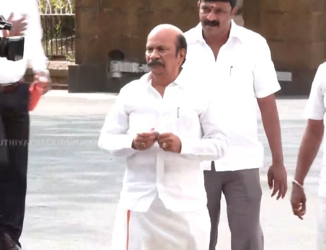 Kolathur MLA has arrived for the Tamil Nadu Assembly session. Kolathur ...