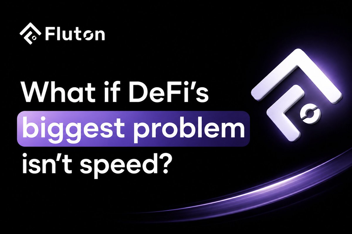 What if the biggest problem in DeFi isn't speed, but the fact that ...