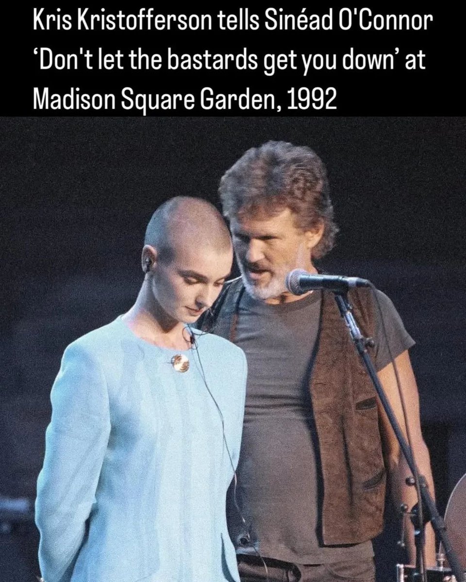 In 1992, Sinéad O’Connor appeared at Madison Square Garden for a Bob ...