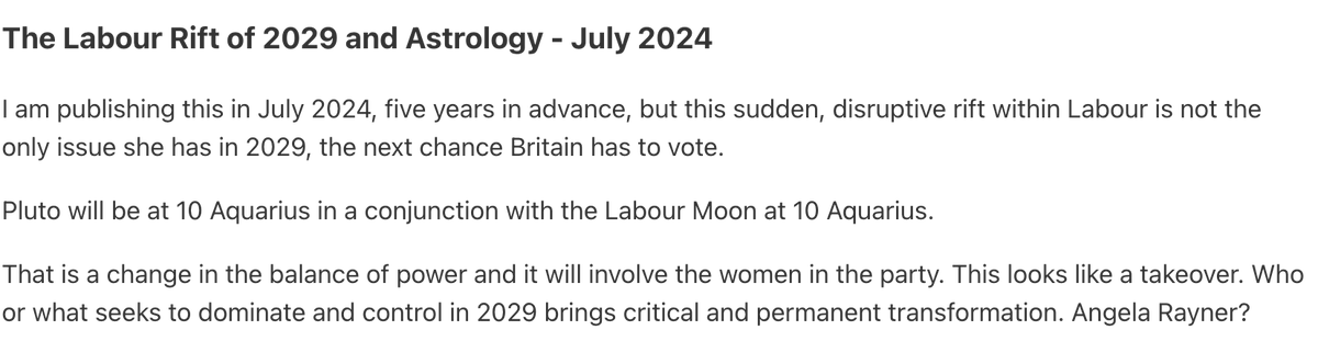 Andy Burnham. And Keir Starmer. But Angela Rayner. Old psychic ...