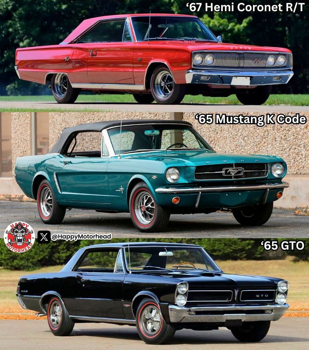 Top, Middle or Bottom? '67 Hemi Coronet R/T beast vs '65 Mustang K-Code ...
