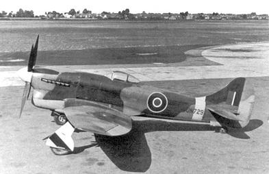 21 June 1943. The first production Hawker Tempest V, JN729 made her ...