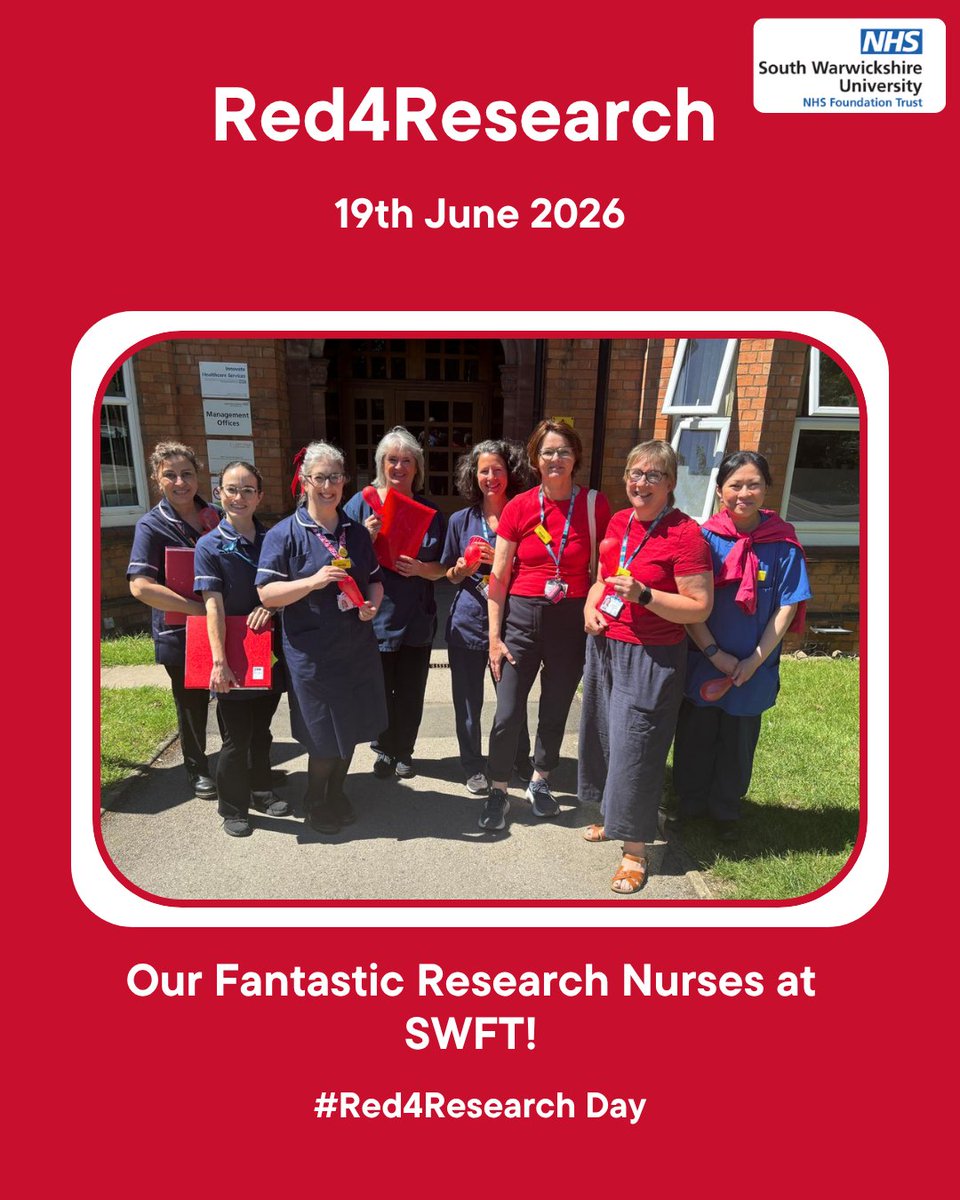 Our Research Nurses wore red last Friday to celebrate #Red4Research Day ...