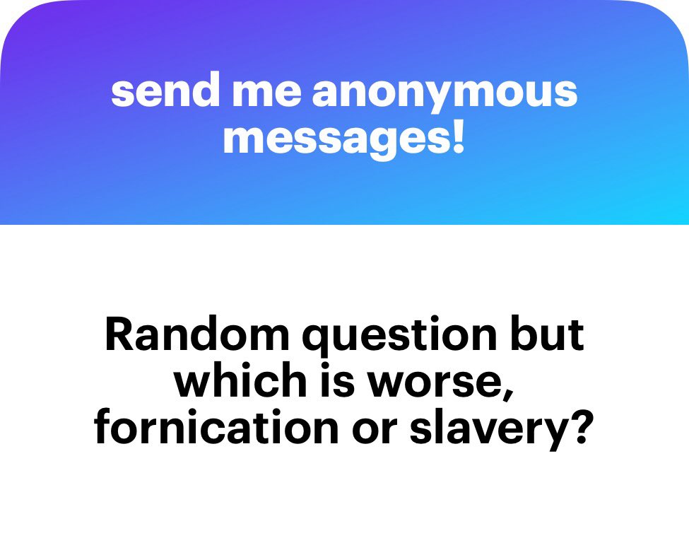 Both send you to hell. Slavery harms more people than fornication, so ...