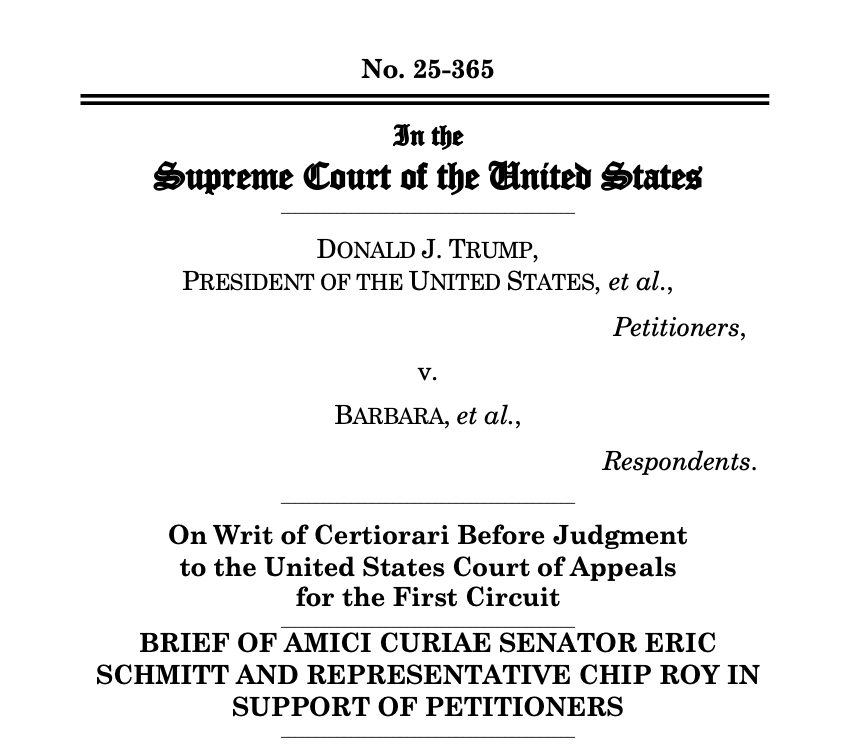 on X: "The Supreme Court’s birthright citizenship decision is wrong ...