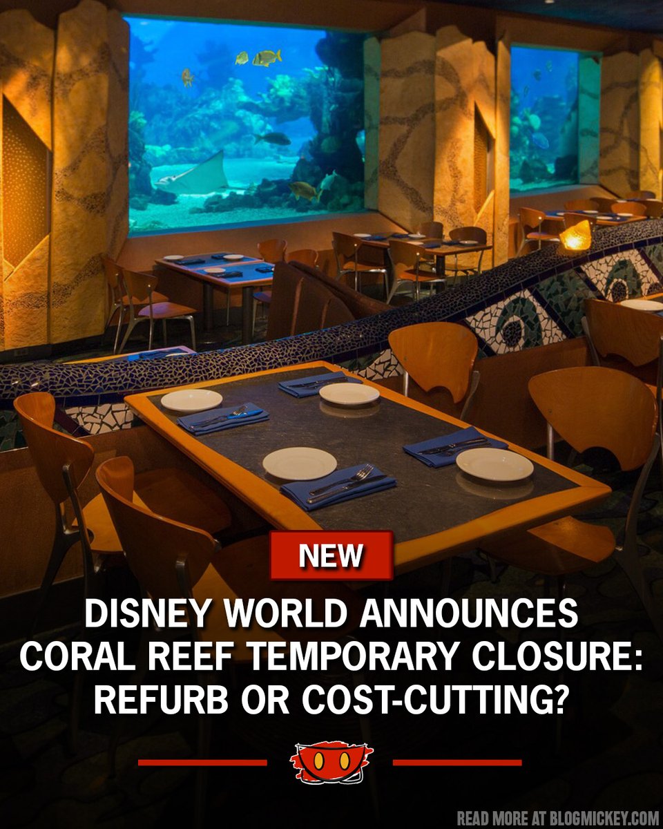 Walt Disney World has announced a temporary closure for Coral Reef ...