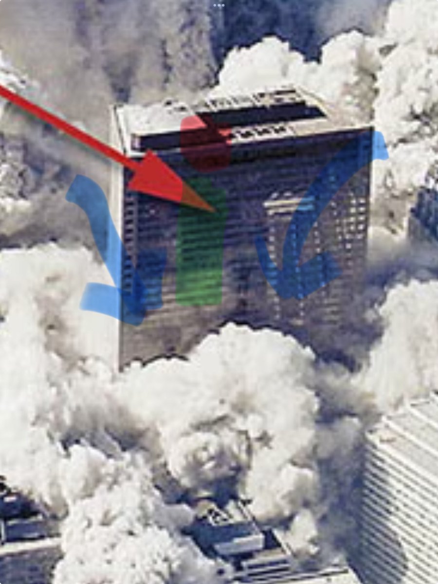If you watch the footage of the collapse, whilst its hard to spot, or ...