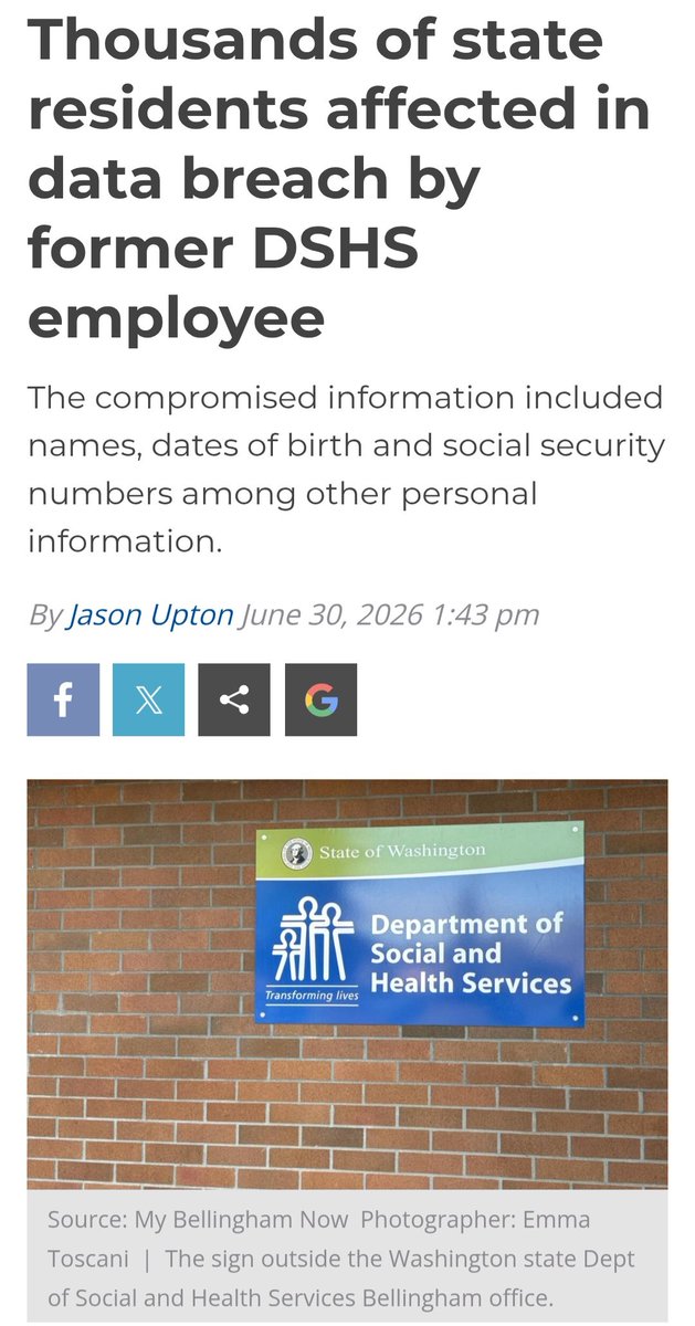 Washington State DATA BREACH Thousands of state residents affected in ...