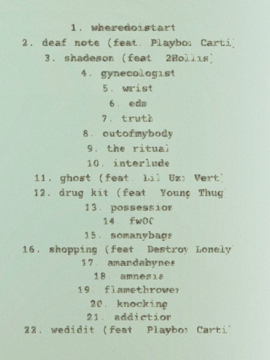 🗣KEN CARSON 💽 XPERIMENT (ALBUM) 🚨JULY 3 📝 TRACKLIST AND FEATURES 1 ...