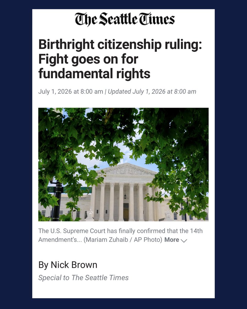 In an op-ed for The Seattle Times, AG Nick Brown reflects on the fight ...