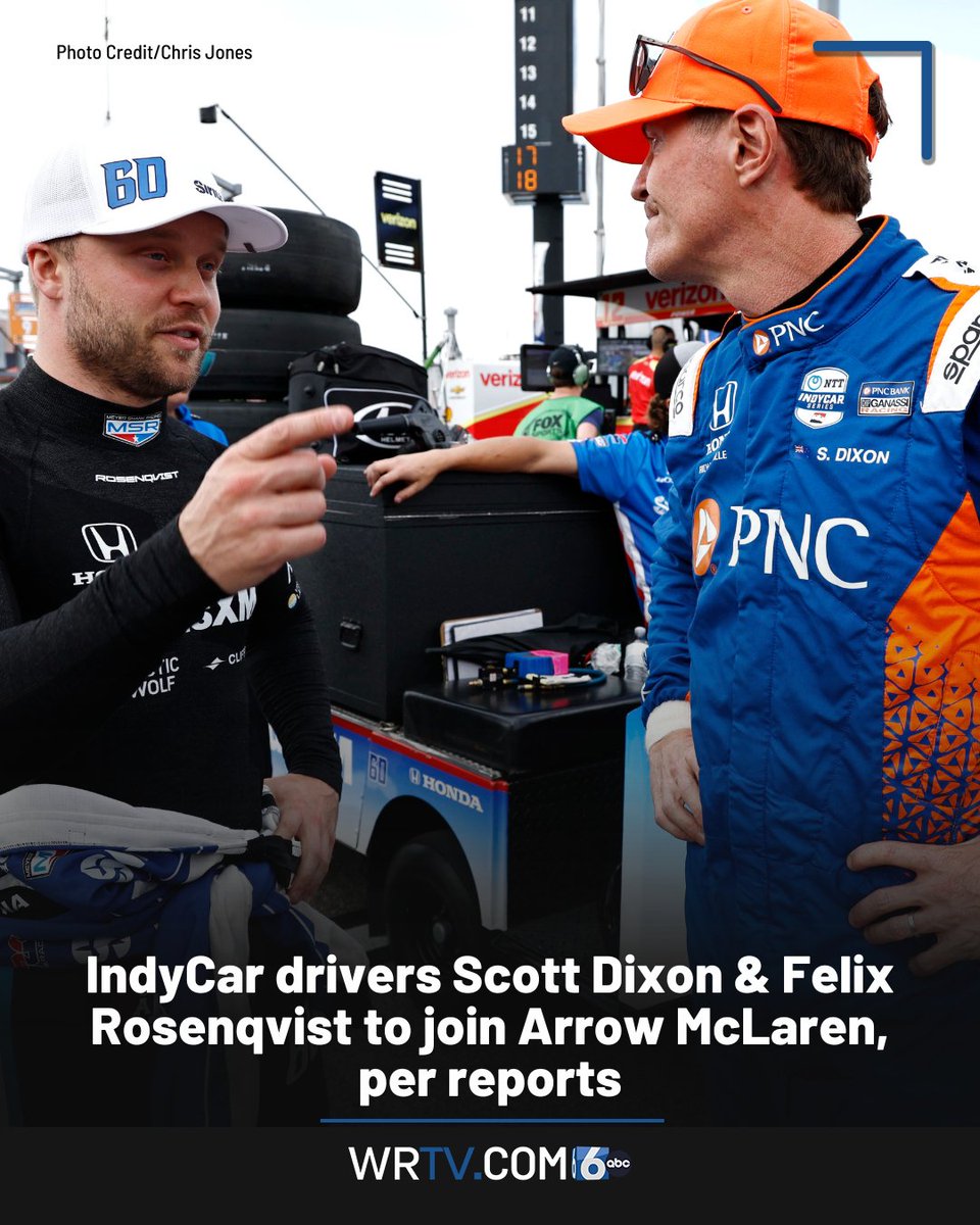 Two of IndyCar’s heavy hitters, Scott Dixon and Felix Rosenqvist, are ...