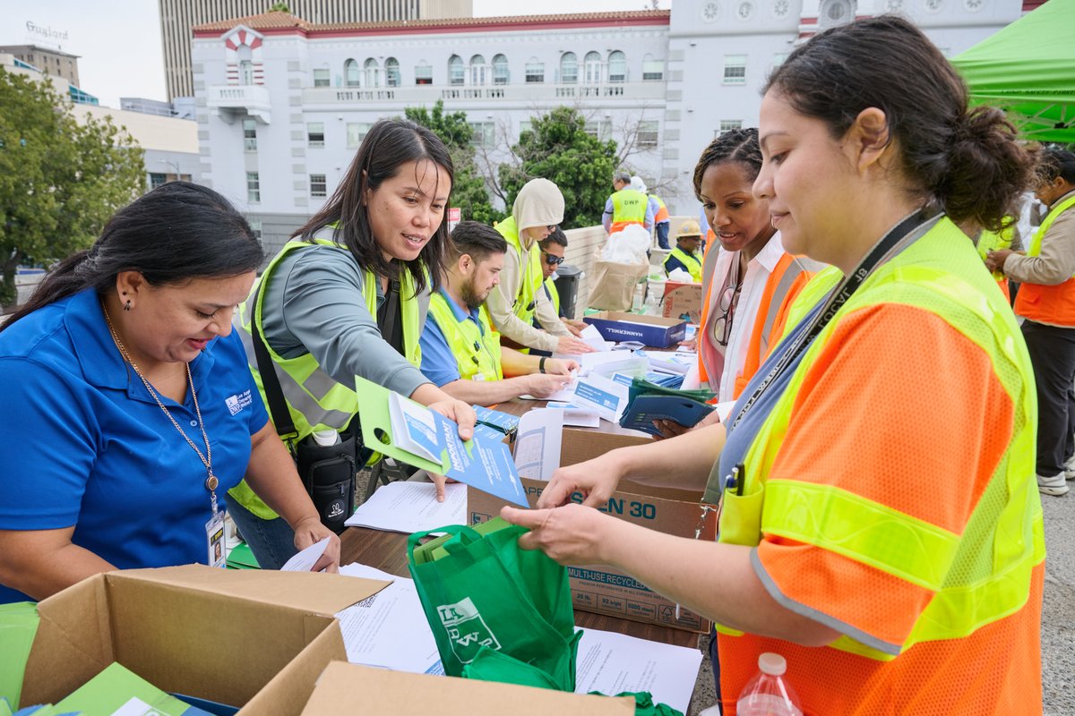 LADWP staff was out in full force to support our customers in the small ...