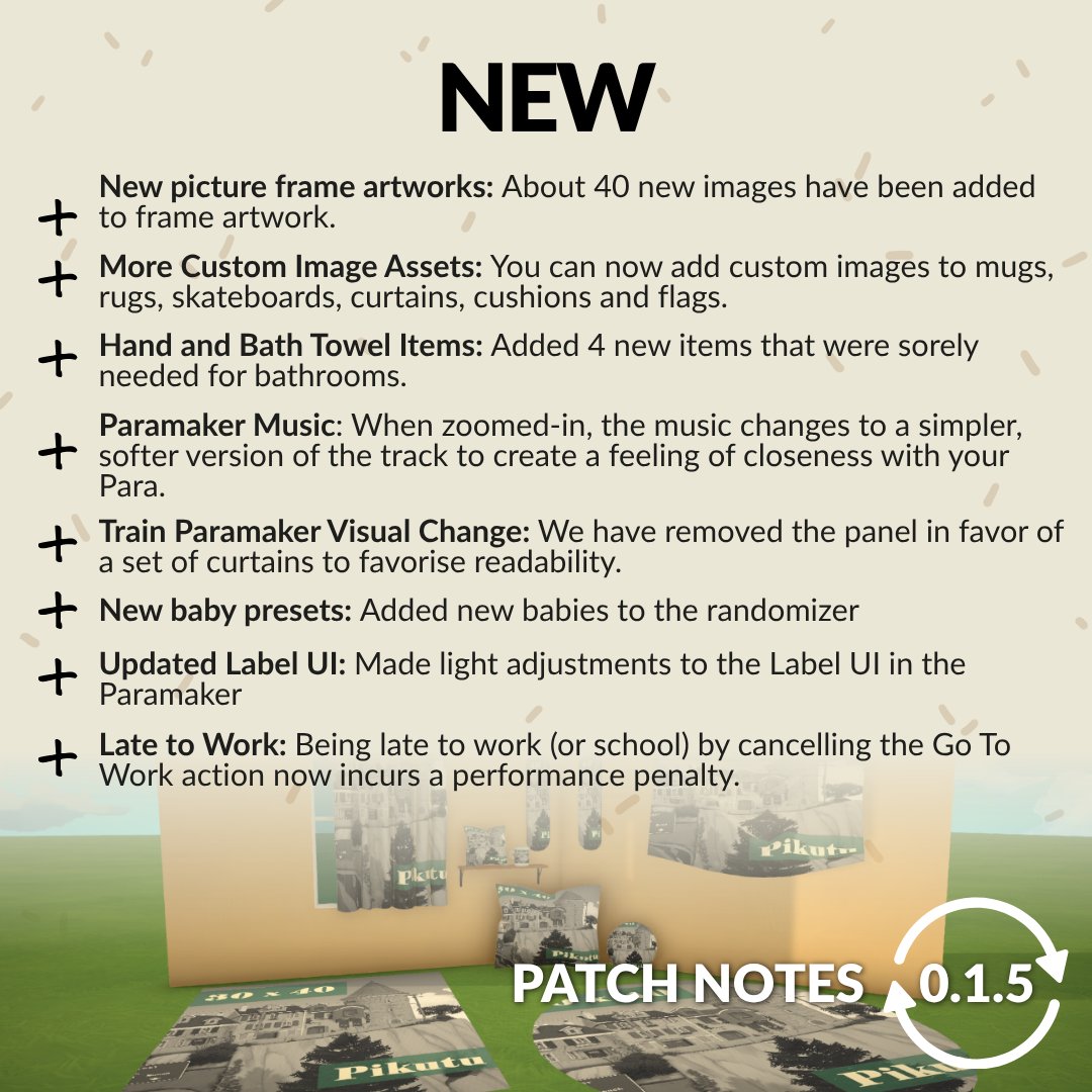our latest patch is out with more bug fixes and improvements, update ...
