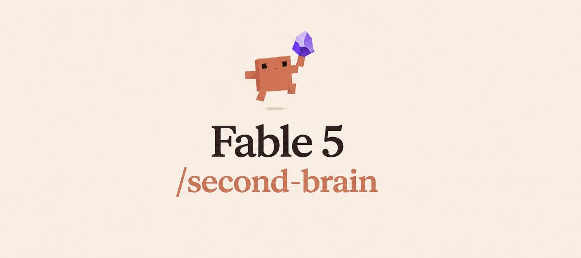 How to build a second brain with Fable 5 Machina @EXM7777 How to build ...