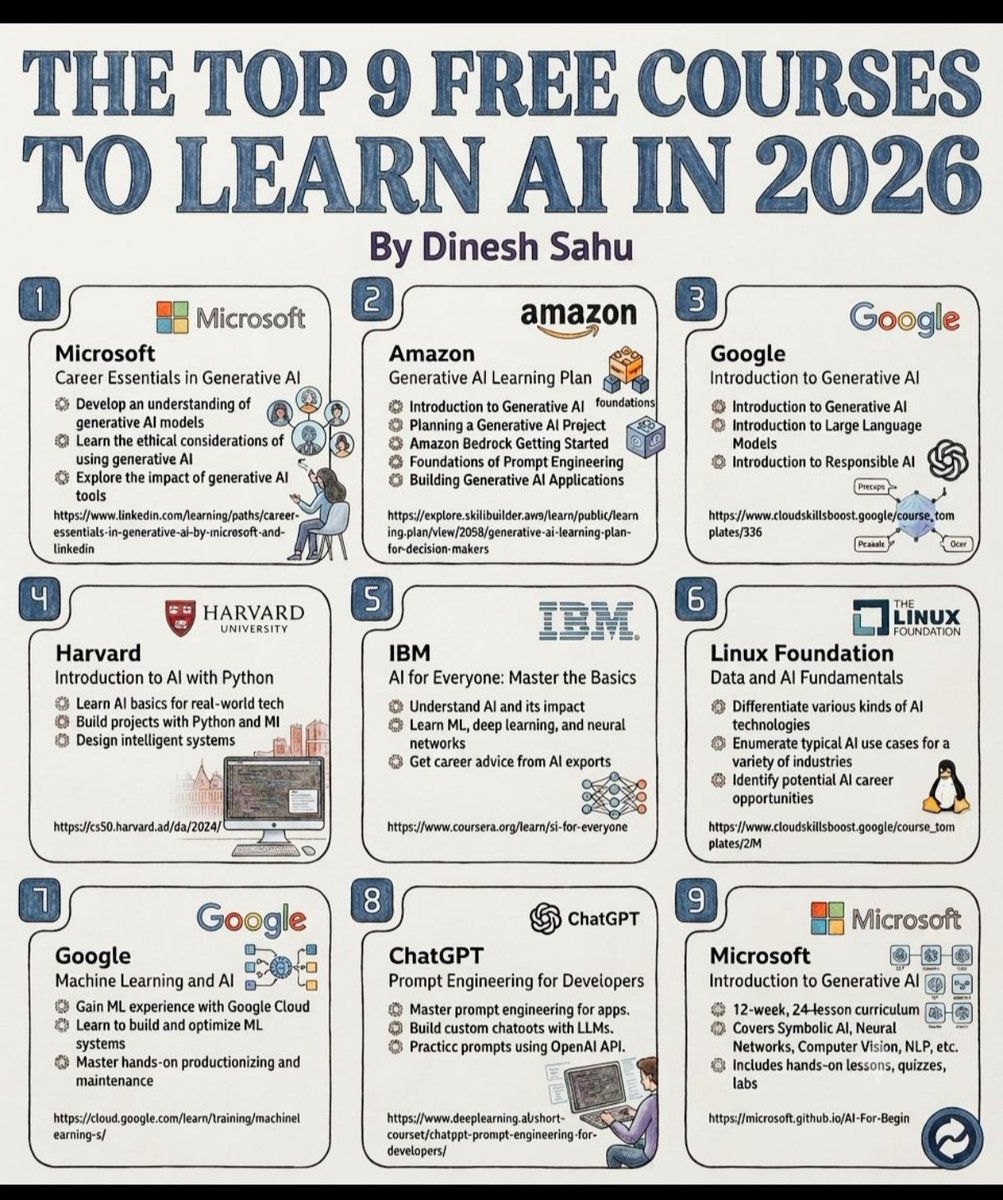 Everyone thinks learning AI costs money. That myth needs to die. The ...