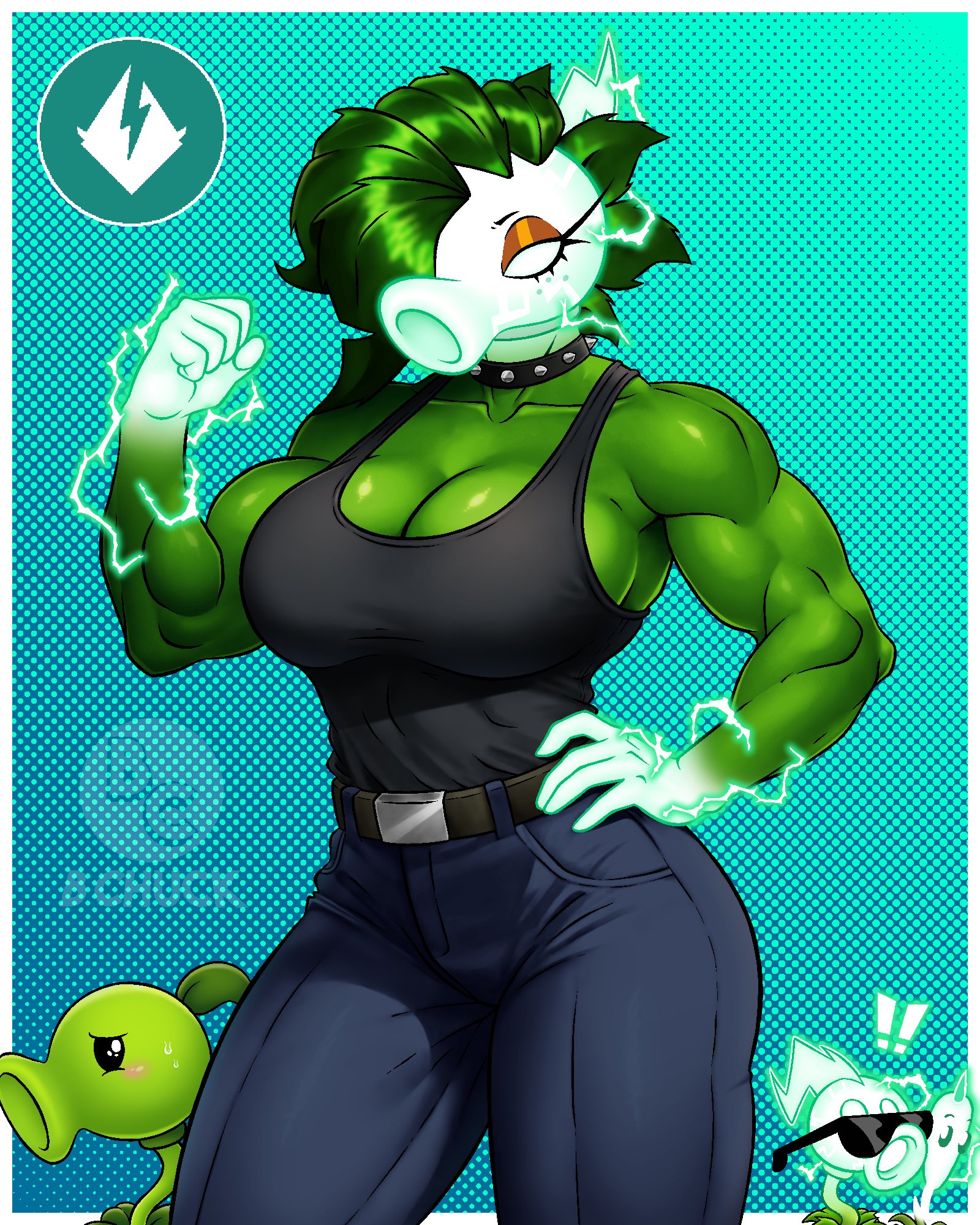 B Chuck 🇲🇽 Comm Open On X ⚡ Peablaze But Electric ⚡ Peashooter