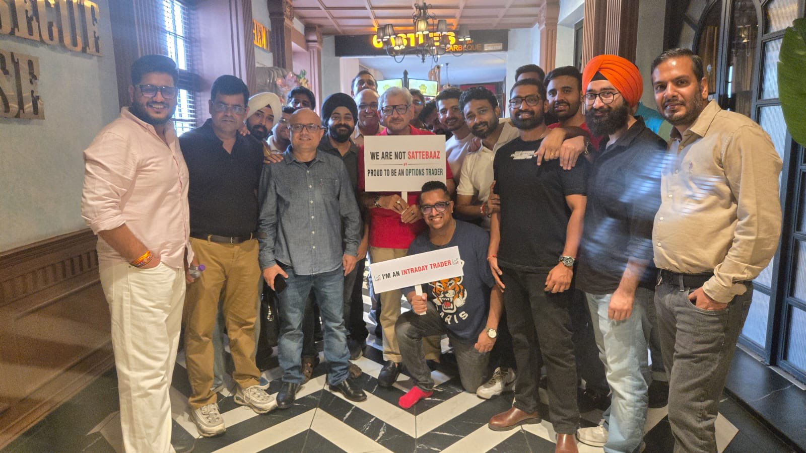 Jasmeet Singh on X: "Delhi Traders Meet-up 2026. We are not Sattabaaz ...