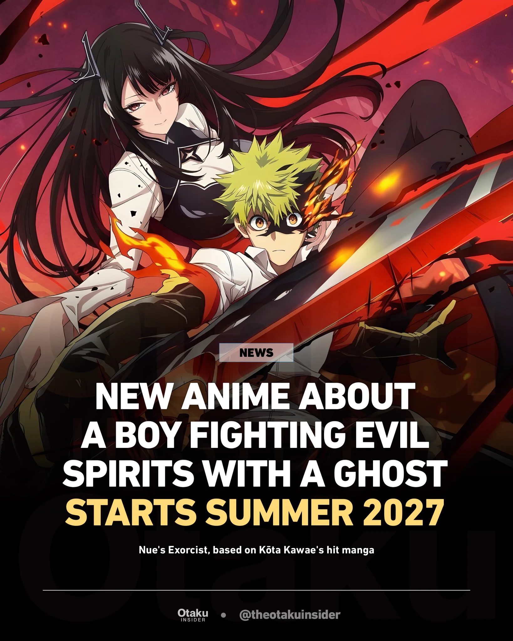 Otaku Insider On X New Anime About A Boy Fighting Evil With A Ghost 3148