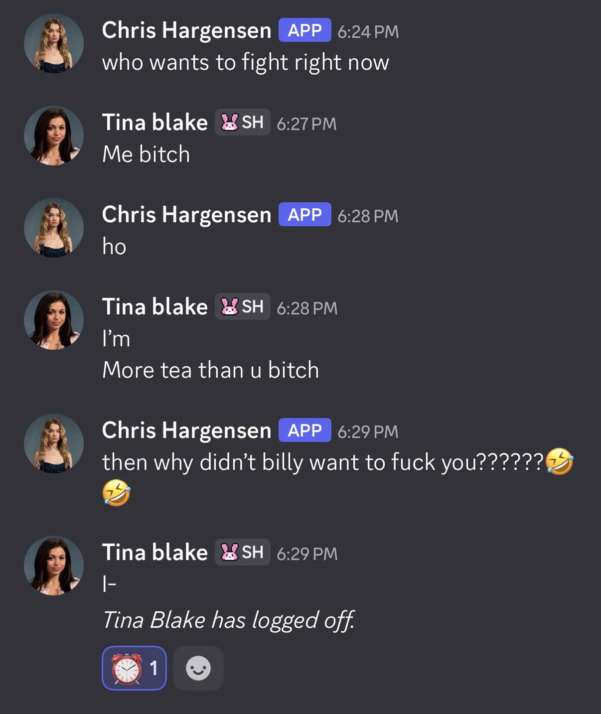 Chris Hargensen On X Just Ended Tina X 1769