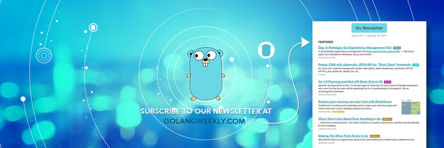 Golang Weekly (@golangweekly) | Twitter