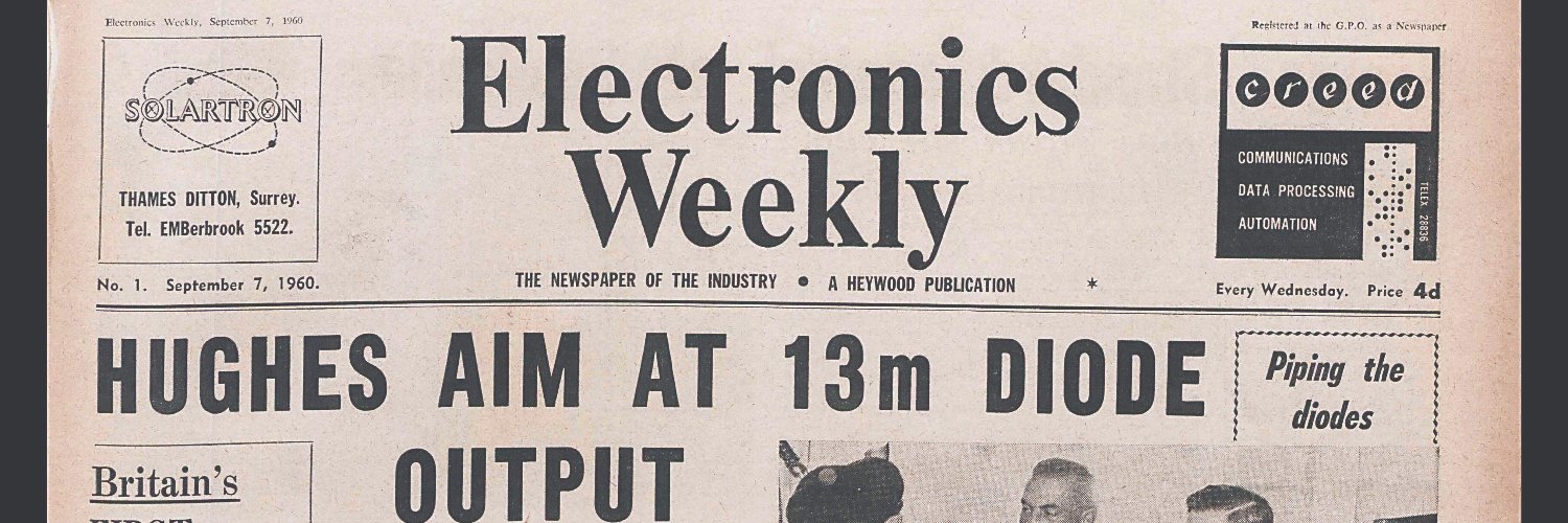 Electronics Weekly (@ElectronicsNews) / Twitter