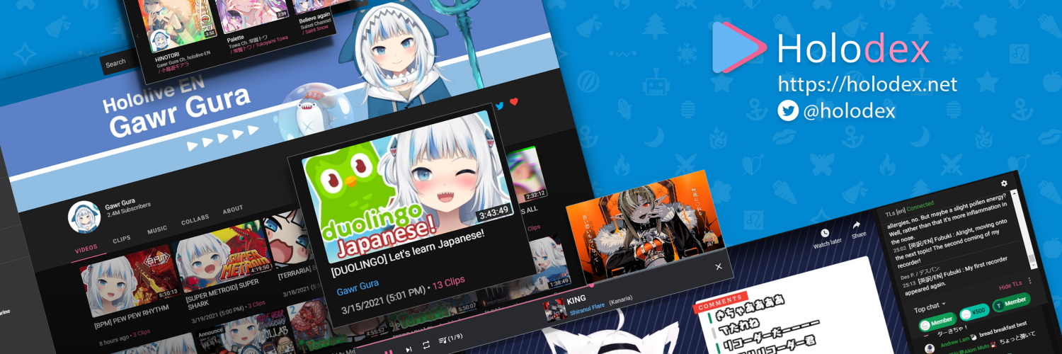 Holodex (@holodex) / Posts / X