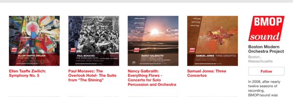 Boston Modern Orchestra Project (BMOP) @BMOPmusic X Profile | Muskviewer