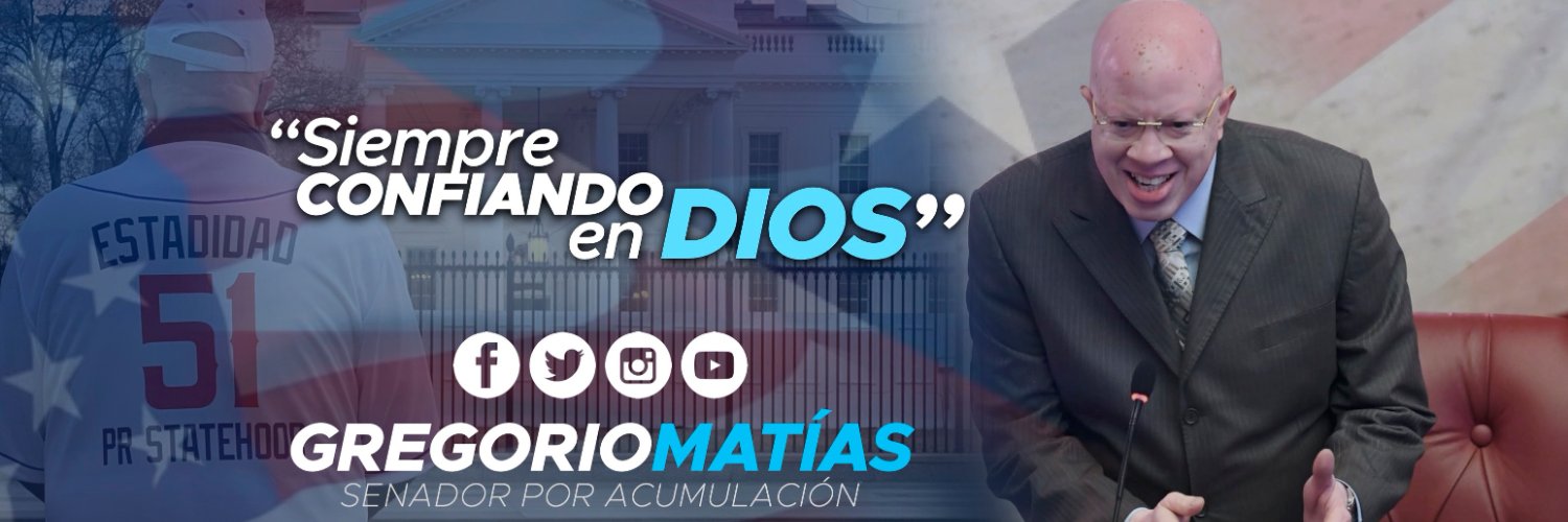 Senador Gregorio Matias (@gmatiaspr) / Posts / X