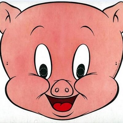 Porky Pig Face