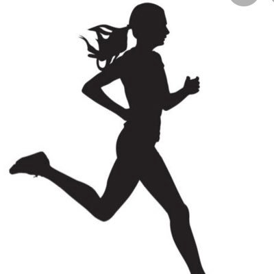 Cross Country Girl Runner Clipart