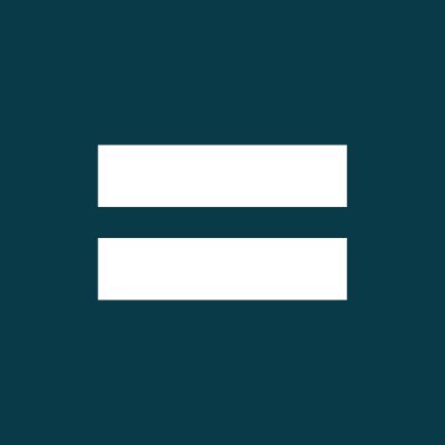 White And Blue Equal Sign Icon