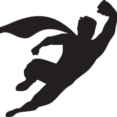 Flying Superhero Silhouette Png