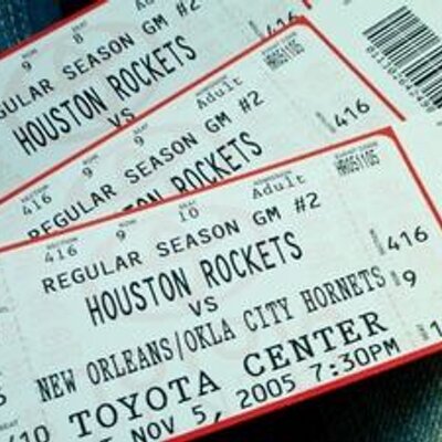 Houston Rockets Game Ticket Gift Voucher Printable Surprise, 45% OFF