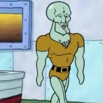 Muscular Squidward