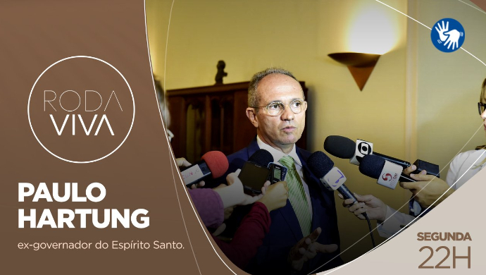 'Roda Viva' entrevista o ex-governador do ES Paulo Hartung / Twitter 'Roda Viva' entrevista o ex-governador do ES Paulo Hartung / Twitter