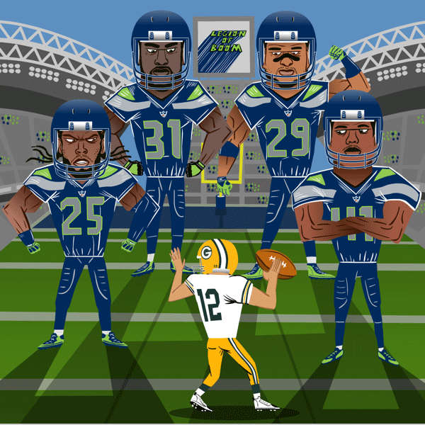 Legion Of Boom Cartoon