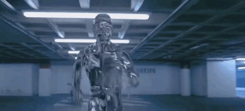 Terminator 2 T1000 Running