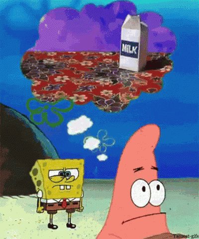 Spilled Milk Spongebob