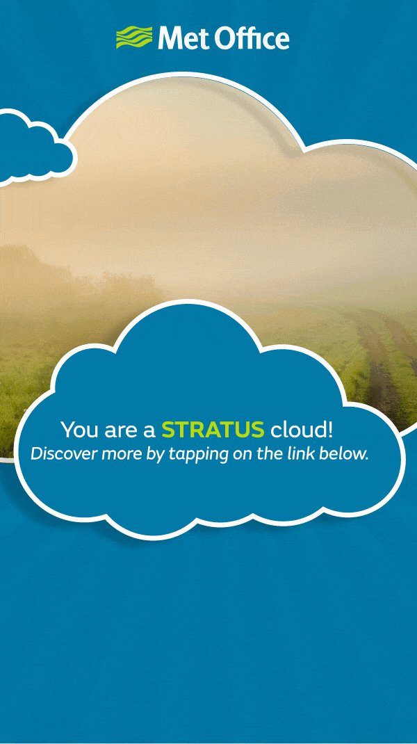 Here is your cloud name! Share with your friends to find out which cloud they are CloudQuiz ...