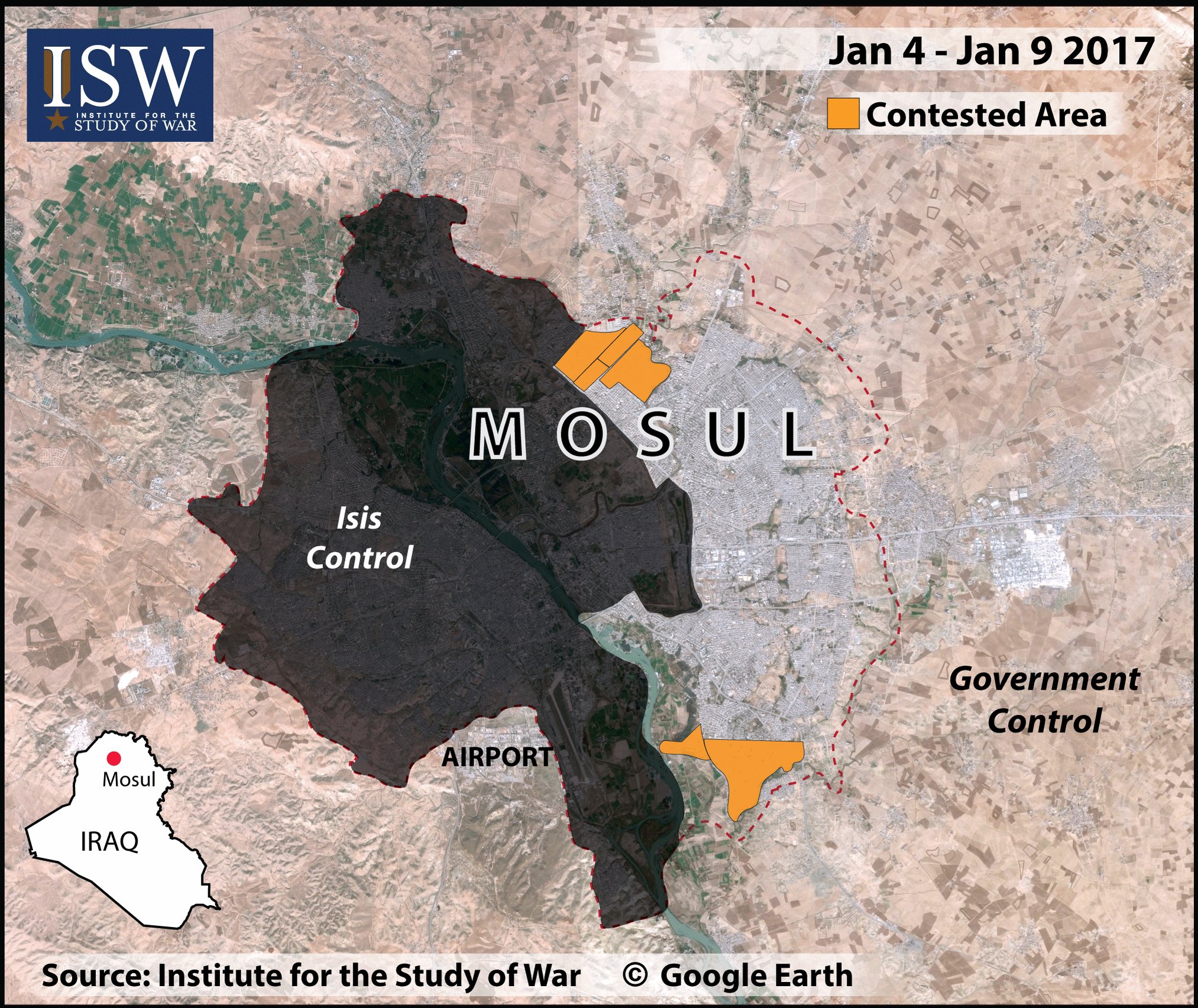 Mosul World Map