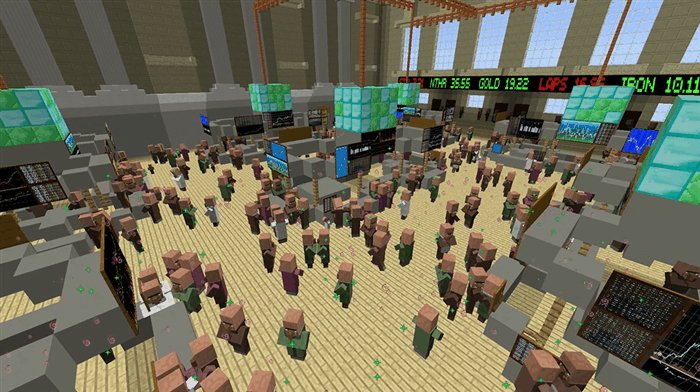 Minecraft Stok Stock Market In Minecraft With Ore Market Plugin