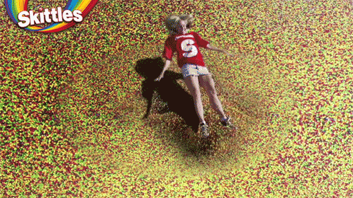 Skittles Taste The Rainbow Gif