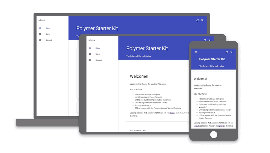 Lit on Twitter: "Polymer Starter Kit 1.0.3 is out! https://t.co/jL1nw9xB7t - improved app layout ...