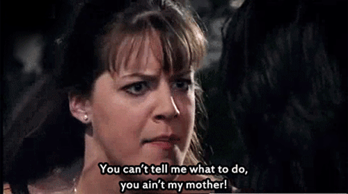 "YOU AIN'T MY MUVA!" Little Zoe Slater doesn't look like this anymore ...