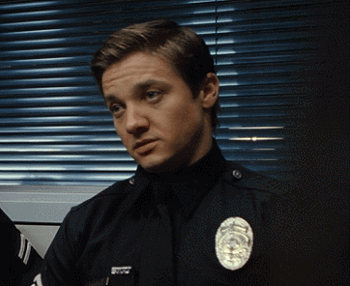 Jeremy Renner Swat Gif