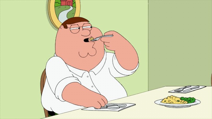 Peter Family Guy Eating
