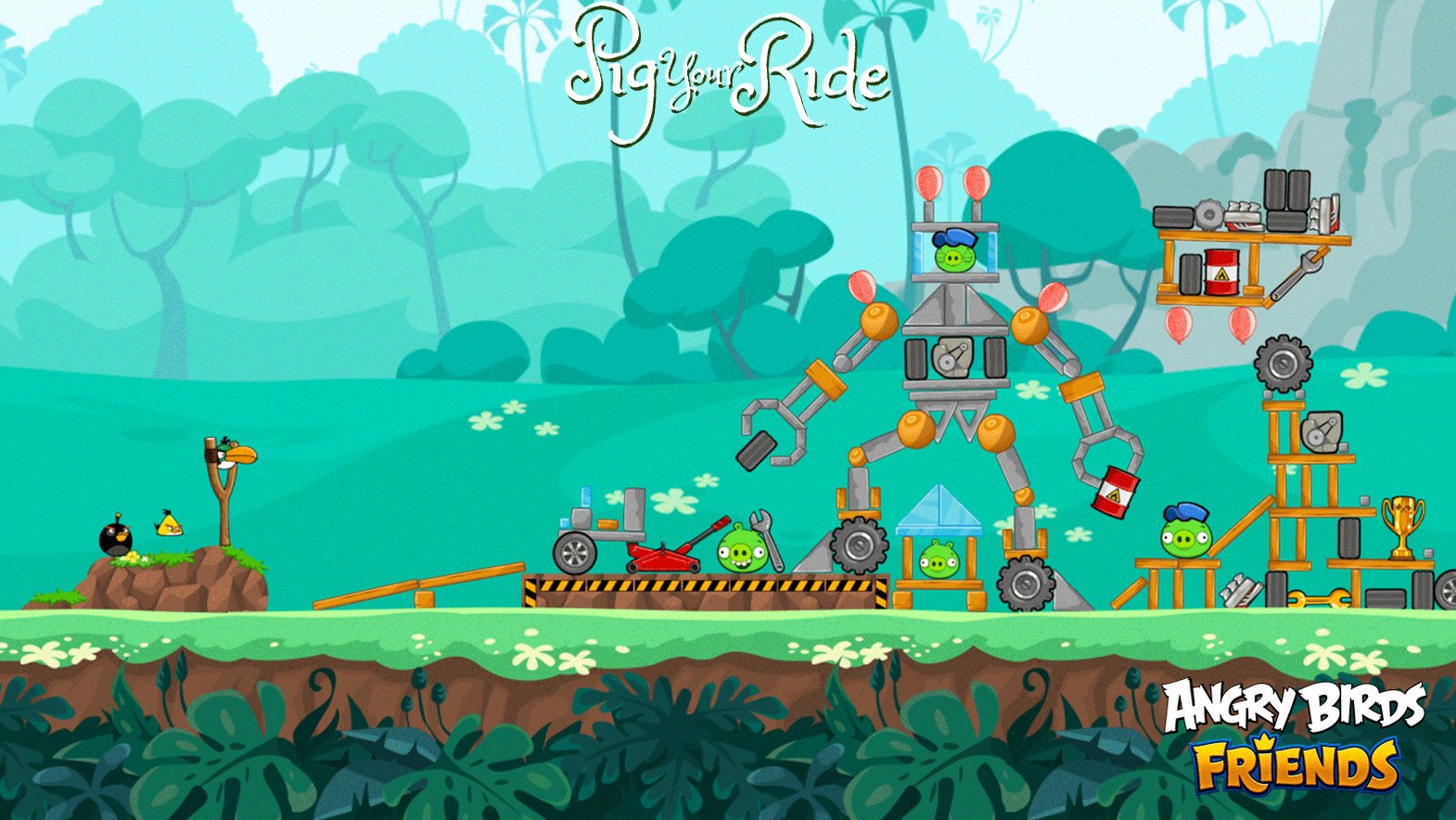 Angry Birds Level Background