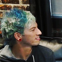 Josh Dun Blue Hair